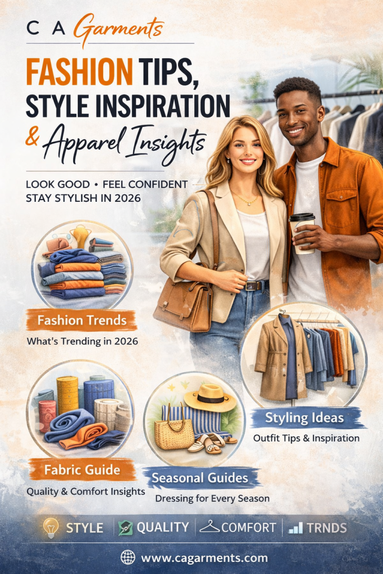 Fashion Tips, Style Inspiration & Apparel Insights – C A Garments